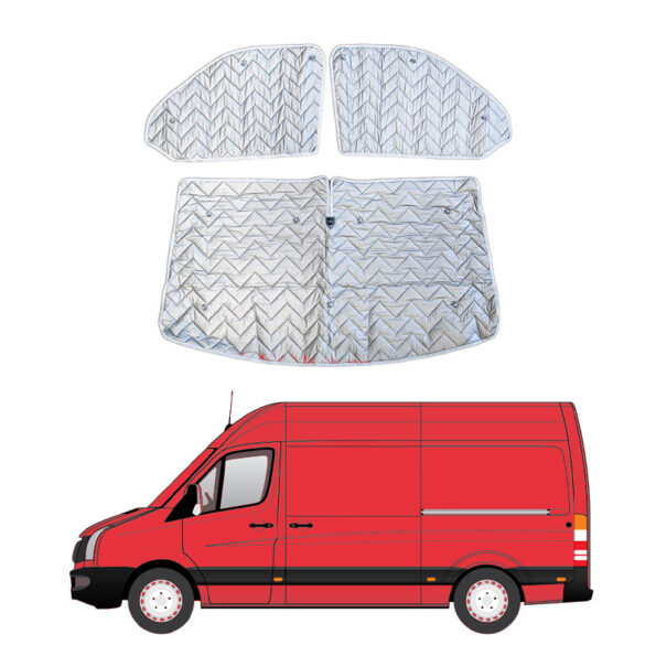VW T6 Windscreen Sun Shade - 3 Piece | Transporter HQ