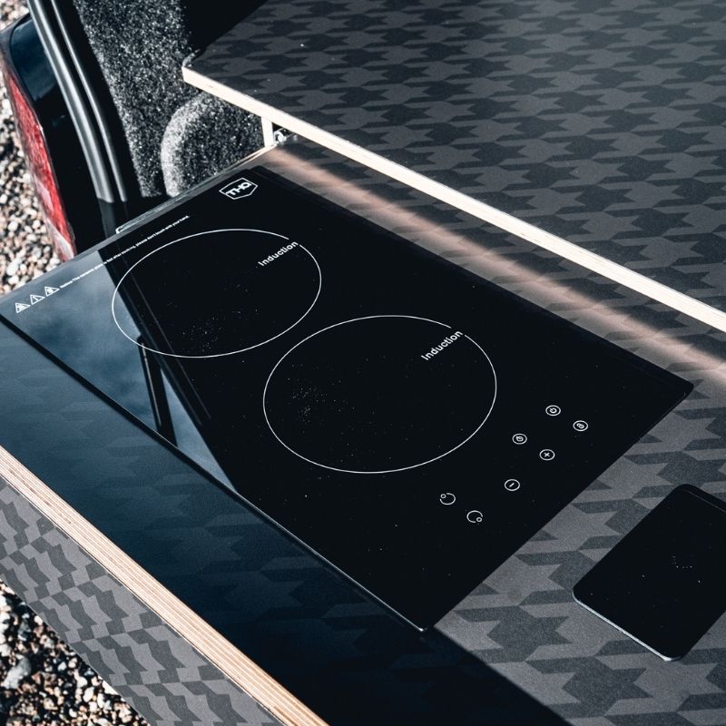 THQ Camper Van Double Induction Hob - Flush Fit - 2300w | THQ